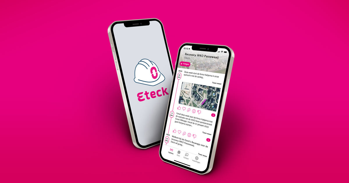 Eindgebruikers up-to-date met Eteck BouwApp - Eteck